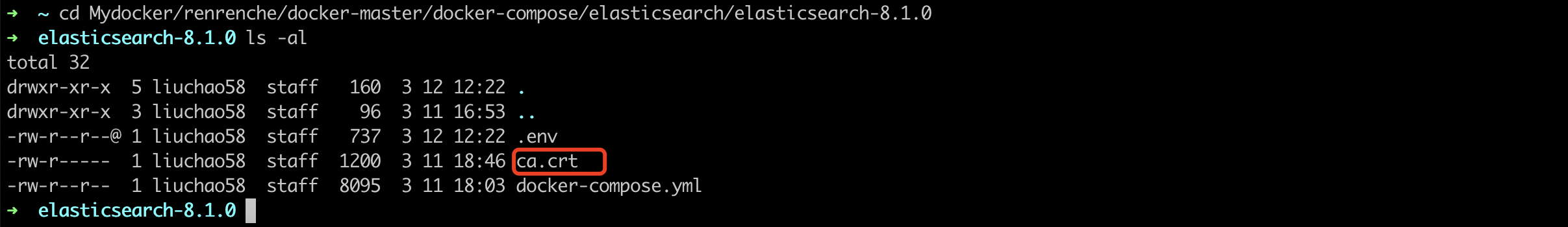 Elasticsearch(4) 利用docker-compose搭建es8集群环境_es8 docker-compose部署-CSDN博客