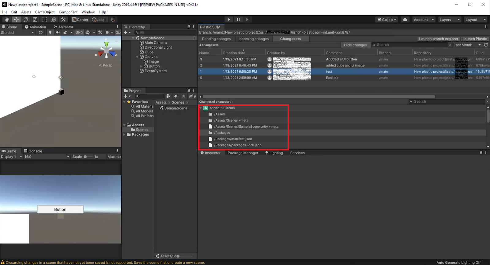 PlasticSCM Unity项目版本控制系统（中文操作指南）_unity托管到版本控制系统-CSDN博客