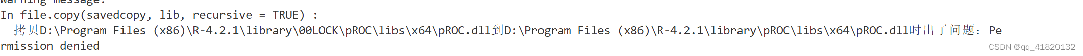R permission denied_安装r包permission denied-CSDN博客