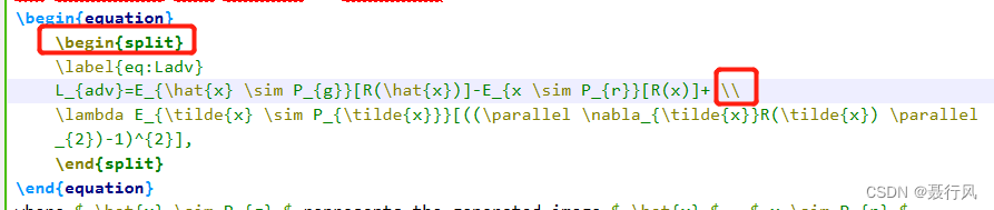 Latex使用双栏时，出现公式过长跨栏的情况，使用begin Split 和 将公式换行。latex 双栏公式太长怎么办 Csdn博客