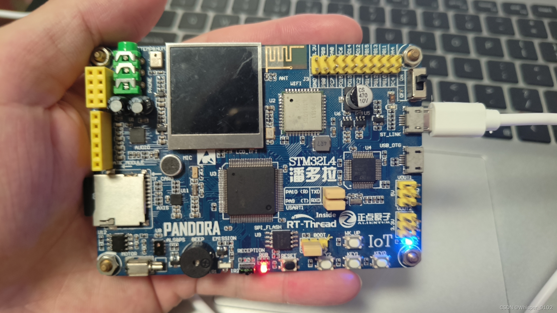 STM32L475潘多拉开发板RT Thread实验程序下载以及实验1_LED_BLINK-CSDN博客