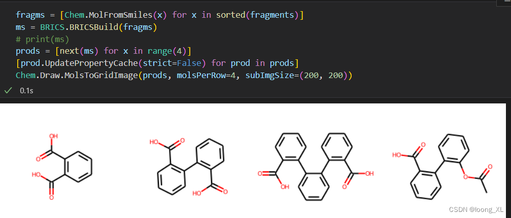 rdkit Recap、BRICS分子片段拆分与合成-CSDN博客