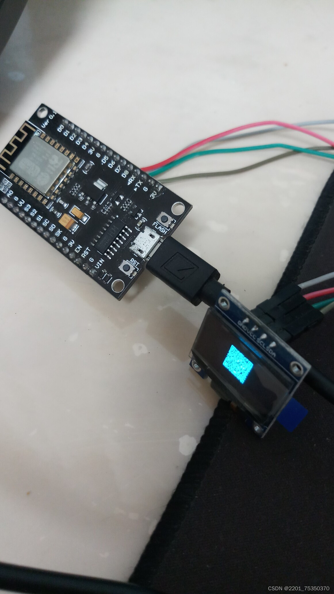 ESP8266生成二维码算法 OLED显示 支持各种平台移植 算法部分采用c语言，可以移植到各种平台_espi 生成二维码-CSDN博客