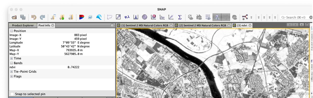 SNAP 5. 使用snap进行NDVI的计算_snap计算ndvi-CSDN博客