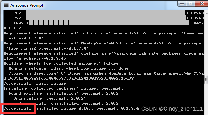 anaconda安装pyecharts-CSDN博客