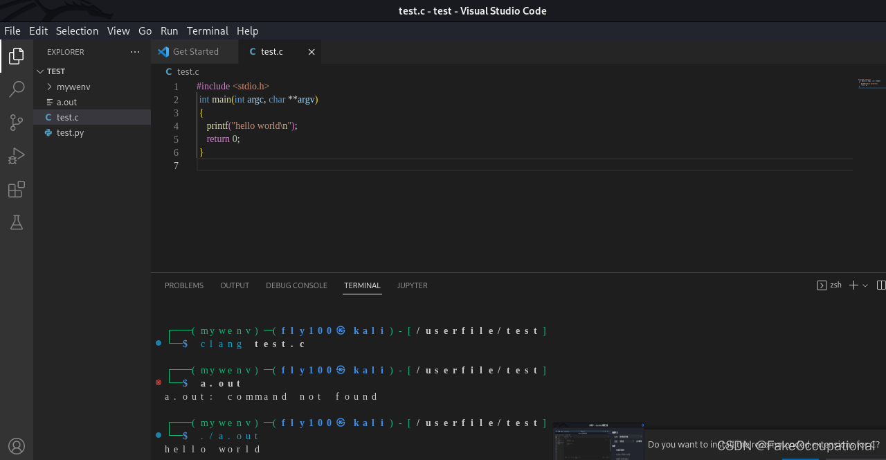安装kali linux vscode_kali安装vscode-CSDN博客