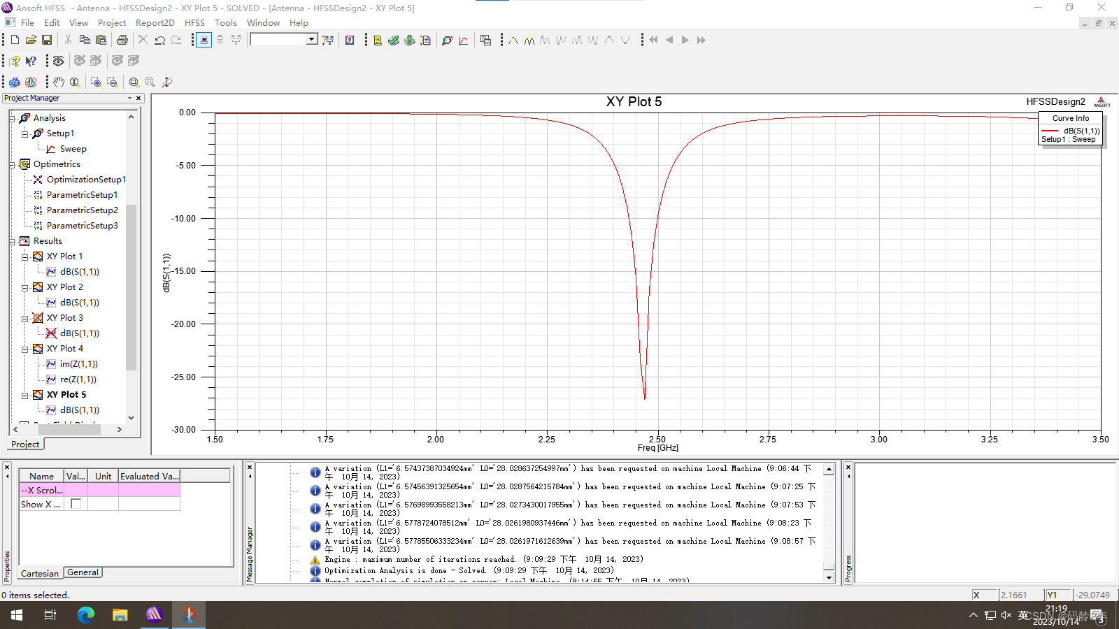 HFSS软件实训微带天线_hfss 2.4ghz微带天线-CSDN博客