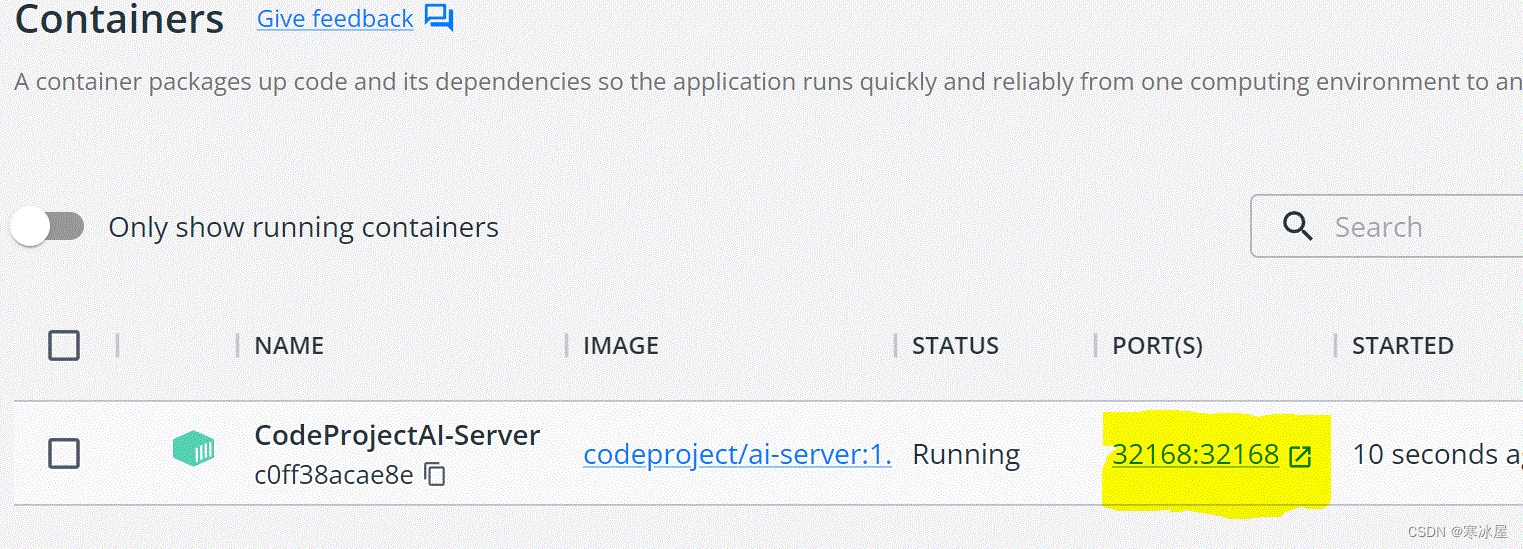如何在Docker中运行CodeProject.AI服务器_docker desktop docker desktop -unexpected wsl erro-CSDN博客