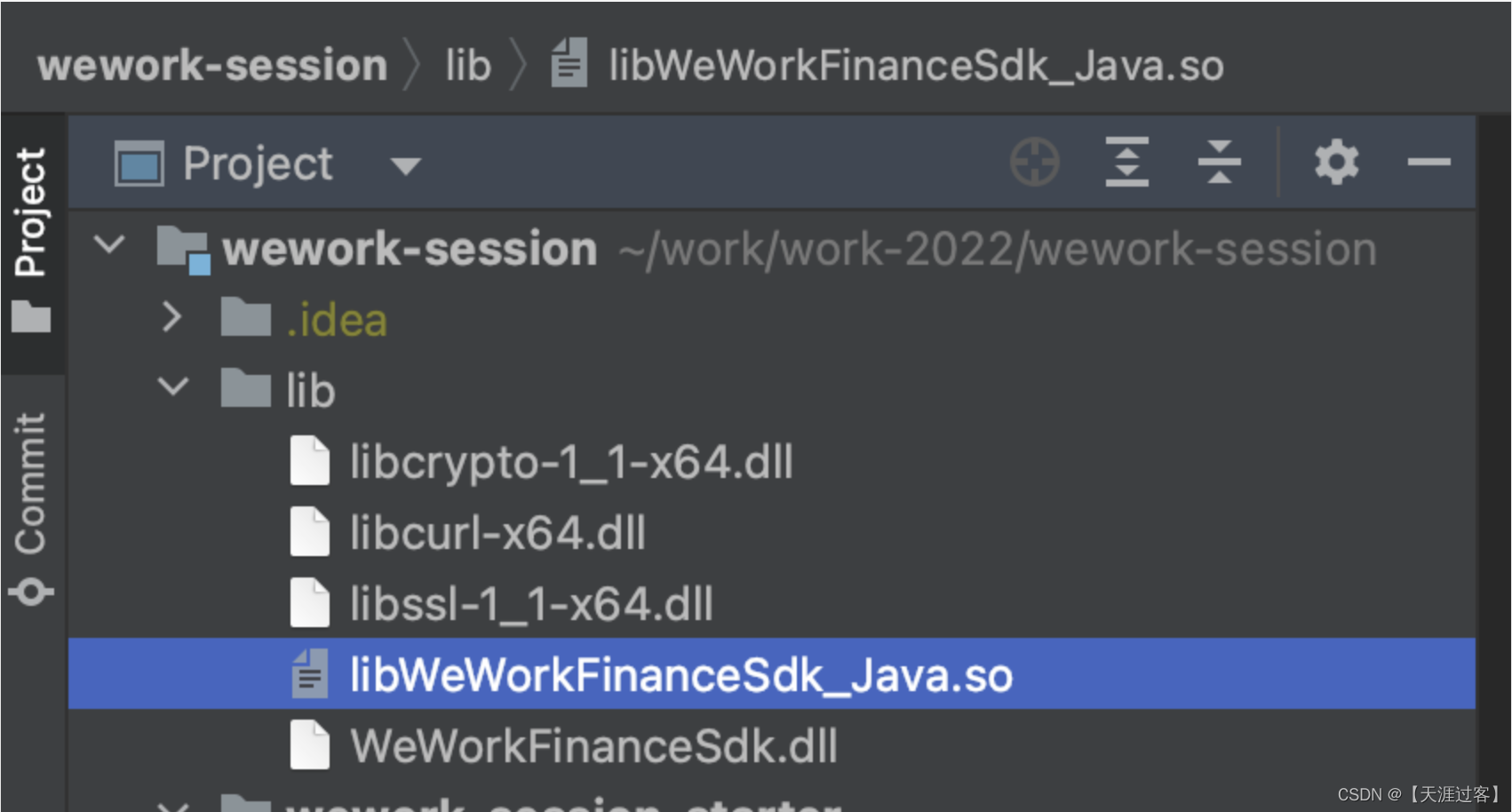 Linux no WeWorkFinanceSdk in java.library.path-CSDN博客