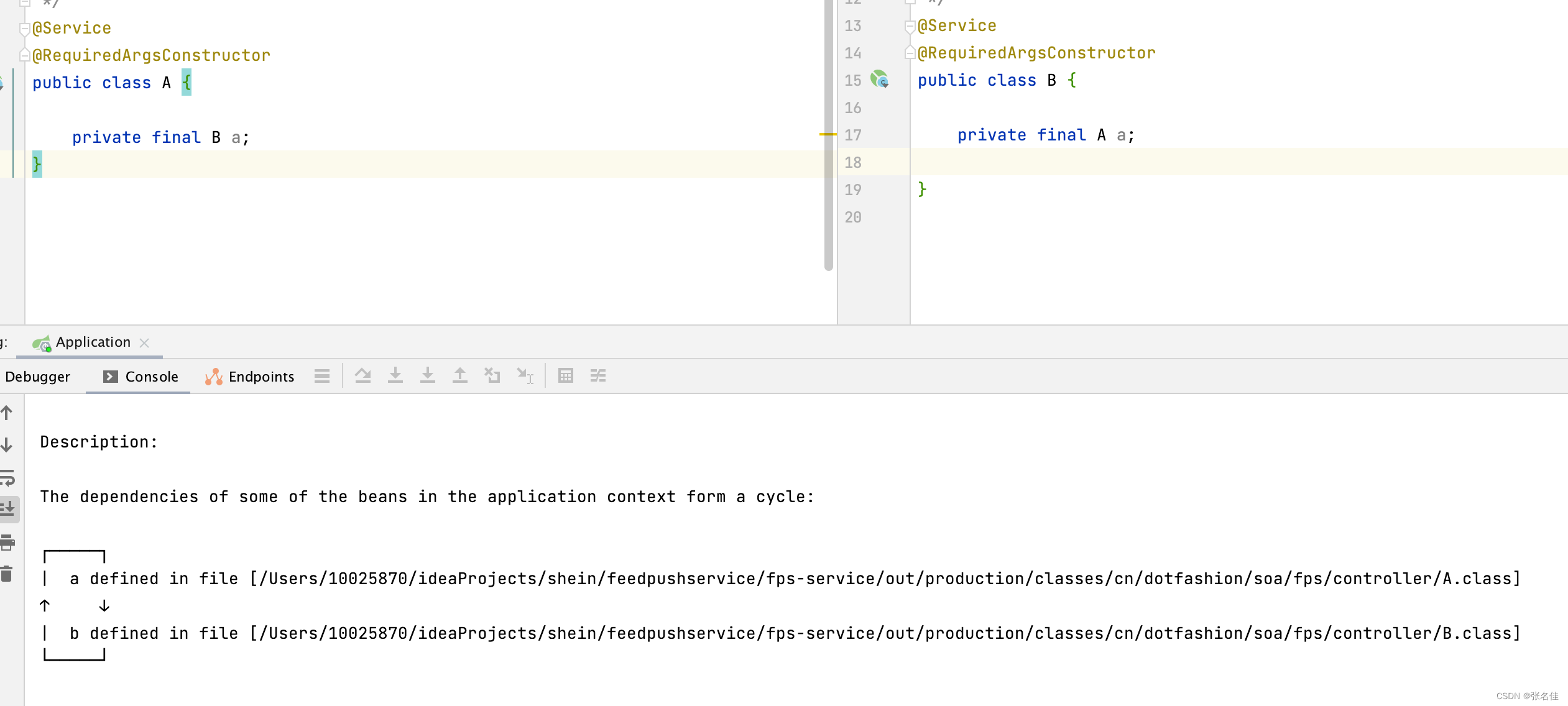 @RequiredArgsConstructor 引发的循环依赖问题_@requiredargsconstructor 循环依赖-CSDN博客