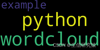 python学习笔记-wordcloud库的使用_python wordcloud 输出格式-CSDN博客