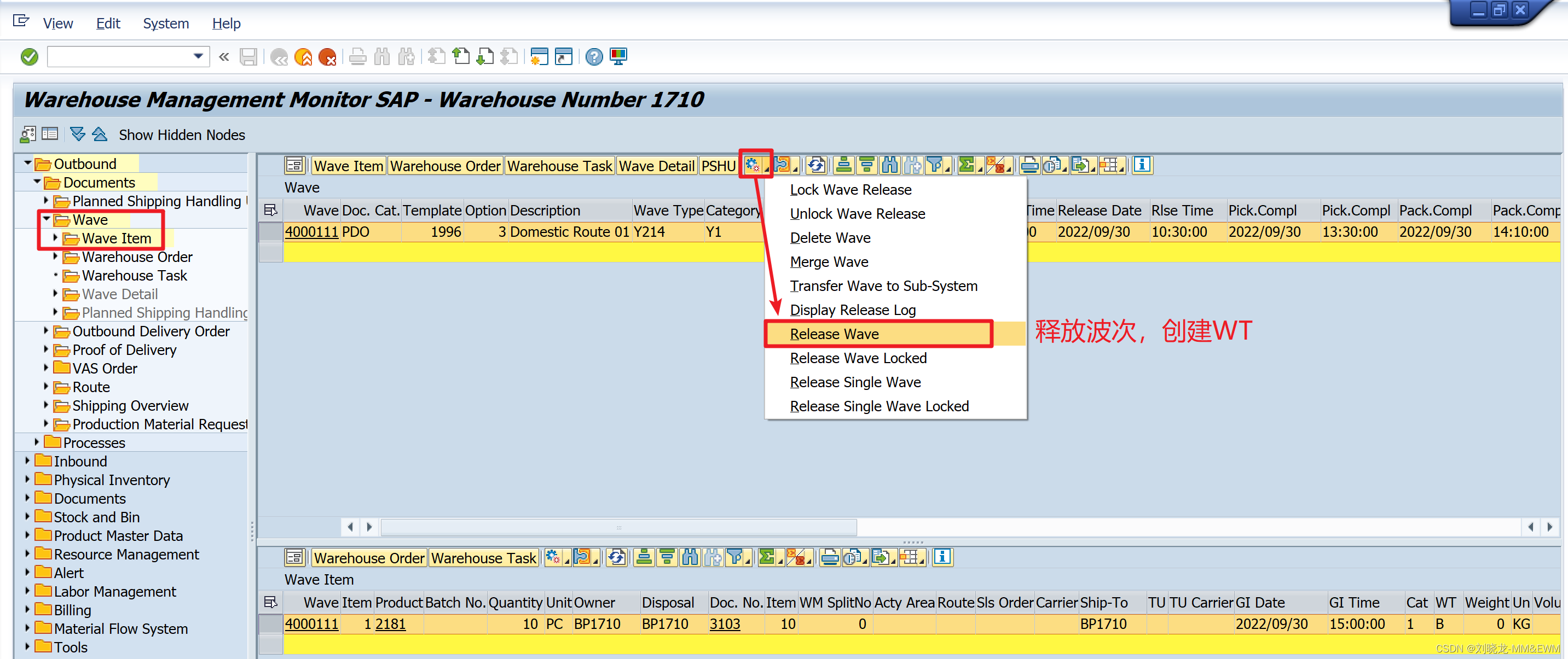 SAP EWM-拣货队列操作演示实例_ewm 操作手册-CSDN博客