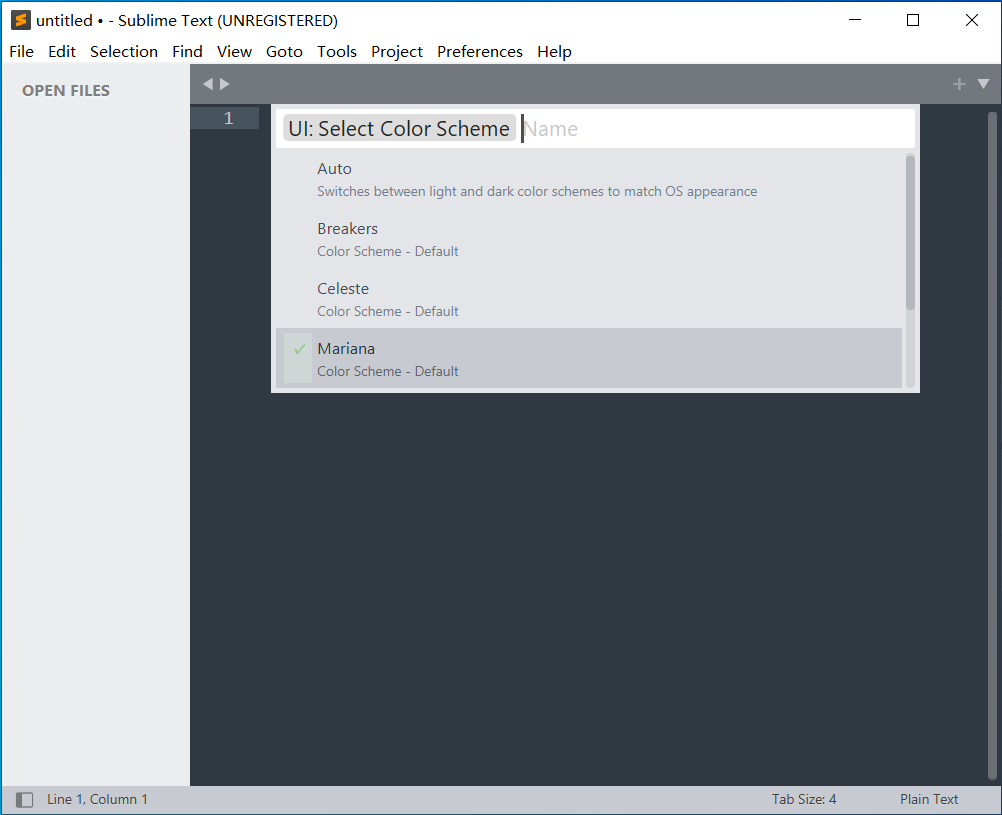 sublime text 4 默认 配色方案和主题_sublime默认主题-CSDN博客