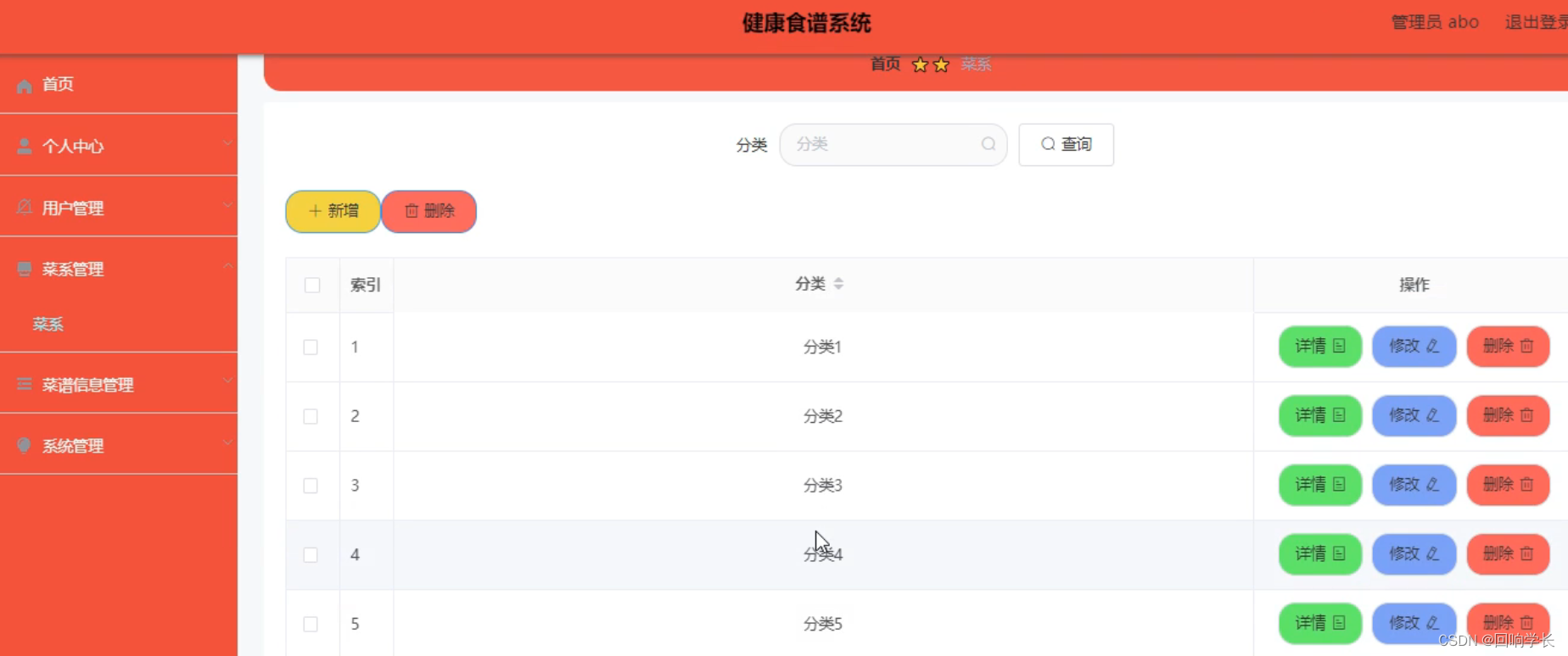 Java计算机毕业设计健康食谱系统服务器端（附源码、数据库）安心食疗的后端代码 Csdn博客