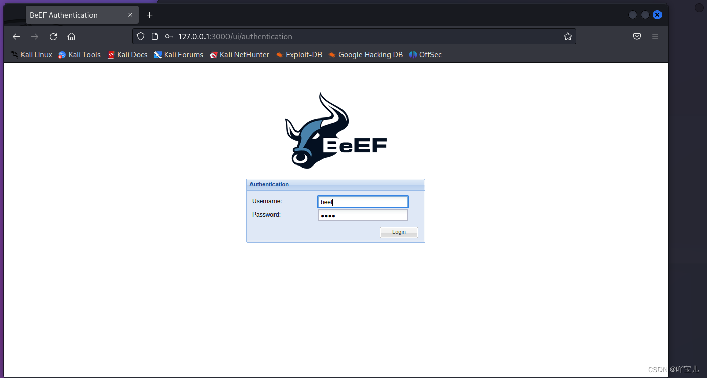 Beef-Xss 浏览器攻击框架的使用_docker安装beef-xss-CSDN博客