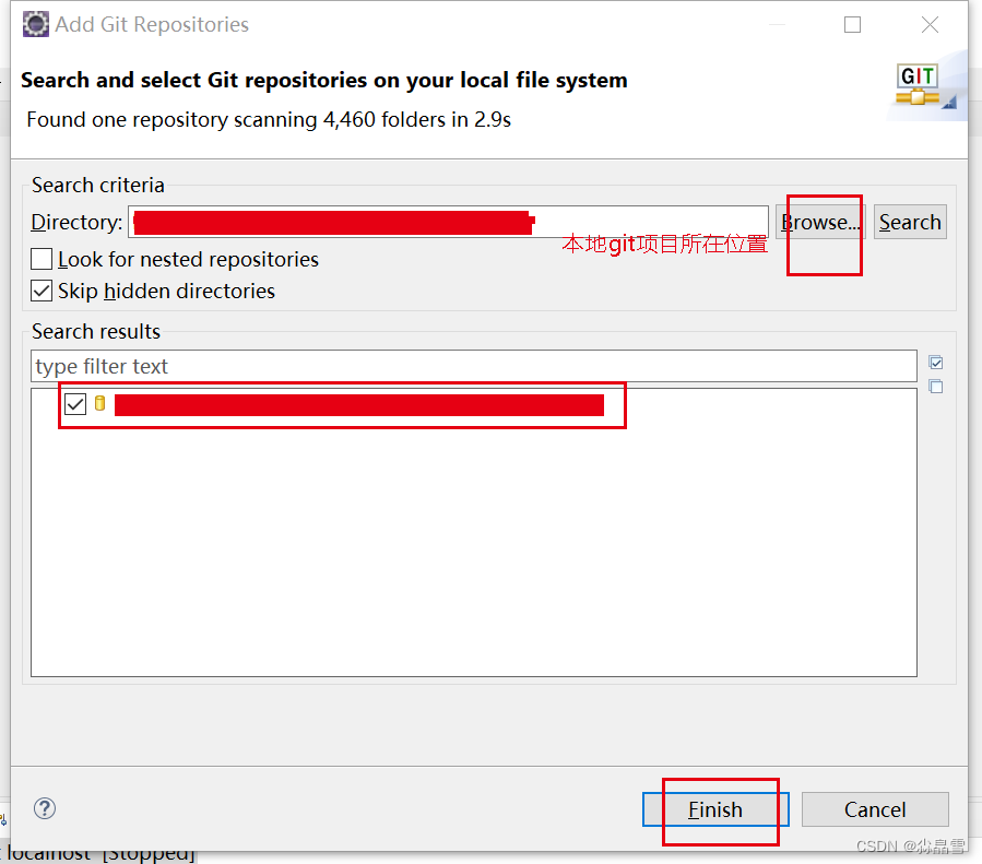 Eclipse导入本地git项目_sts导入git项目-CSDN博客