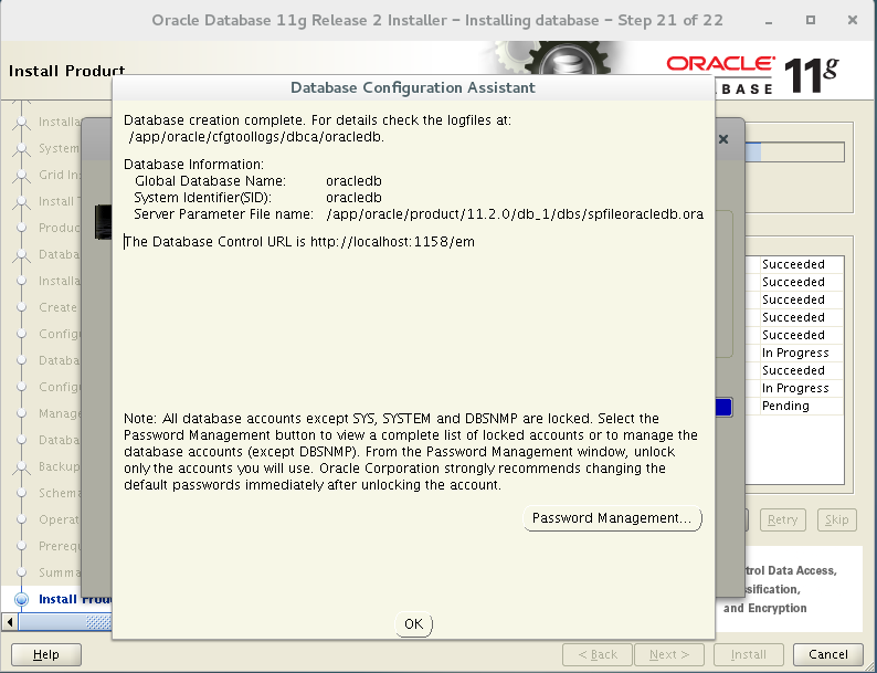 ORACLE 11g Centos7安装详解 agent nmhs错误处理-CSDN博客