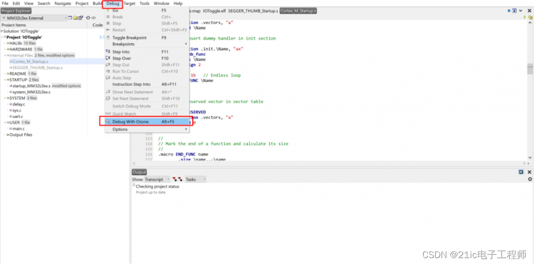 [MM32生态]在Windows下使用SEGGER Embedded Studio搭建MM32 MCU开发平台-CSDN博客