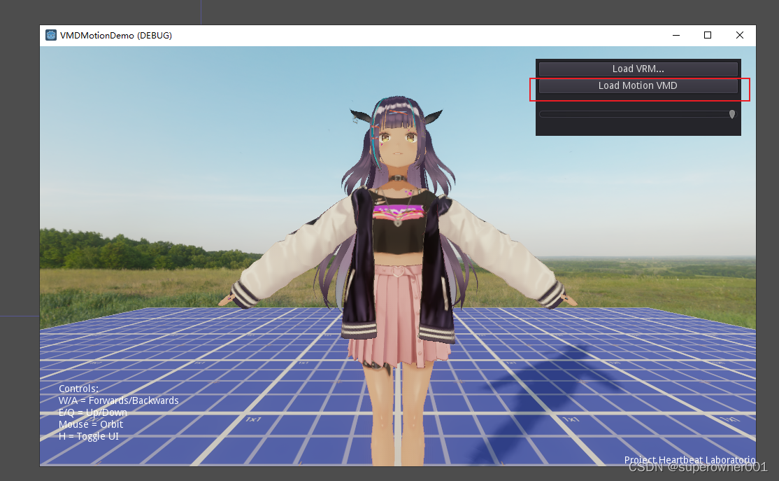 【Godot测试】【在Godot中添加VRM模型和VMD动画并播放】_vrm模型下载-CSDN博客