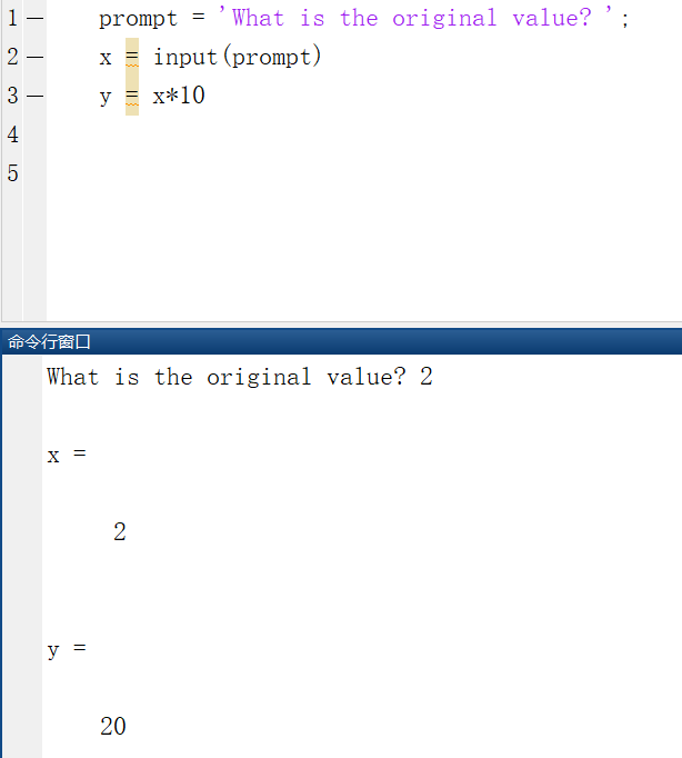 La función disp () de matlab muestra valores variables - programador clic