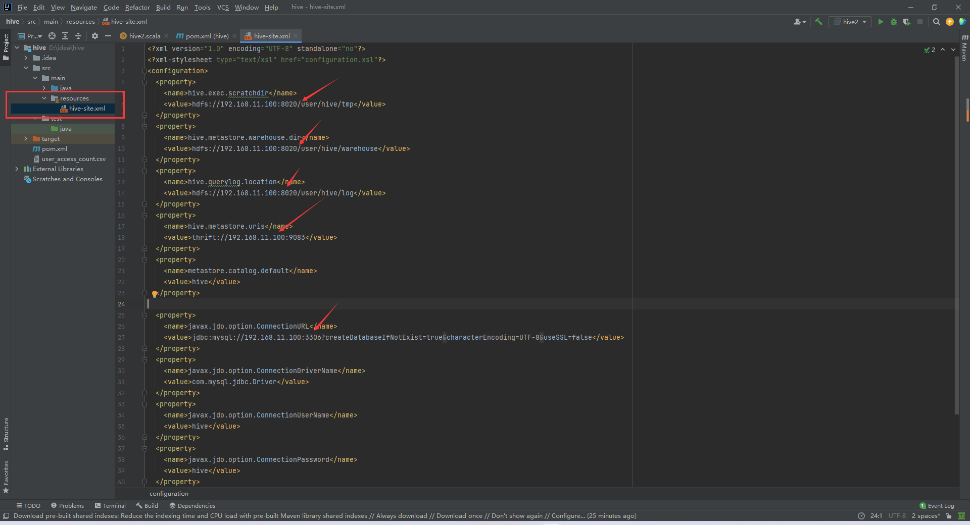 idea使用scala技术连接hive，成功教学_scala连接hive数据库-CSDN博客