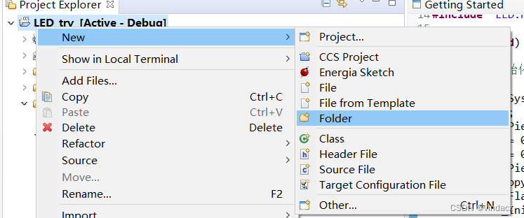 CCS8.0 TMS32028335新建工程、导入工程以及LED实验程序烧录Flash_ccs导入工程-CSDN博客