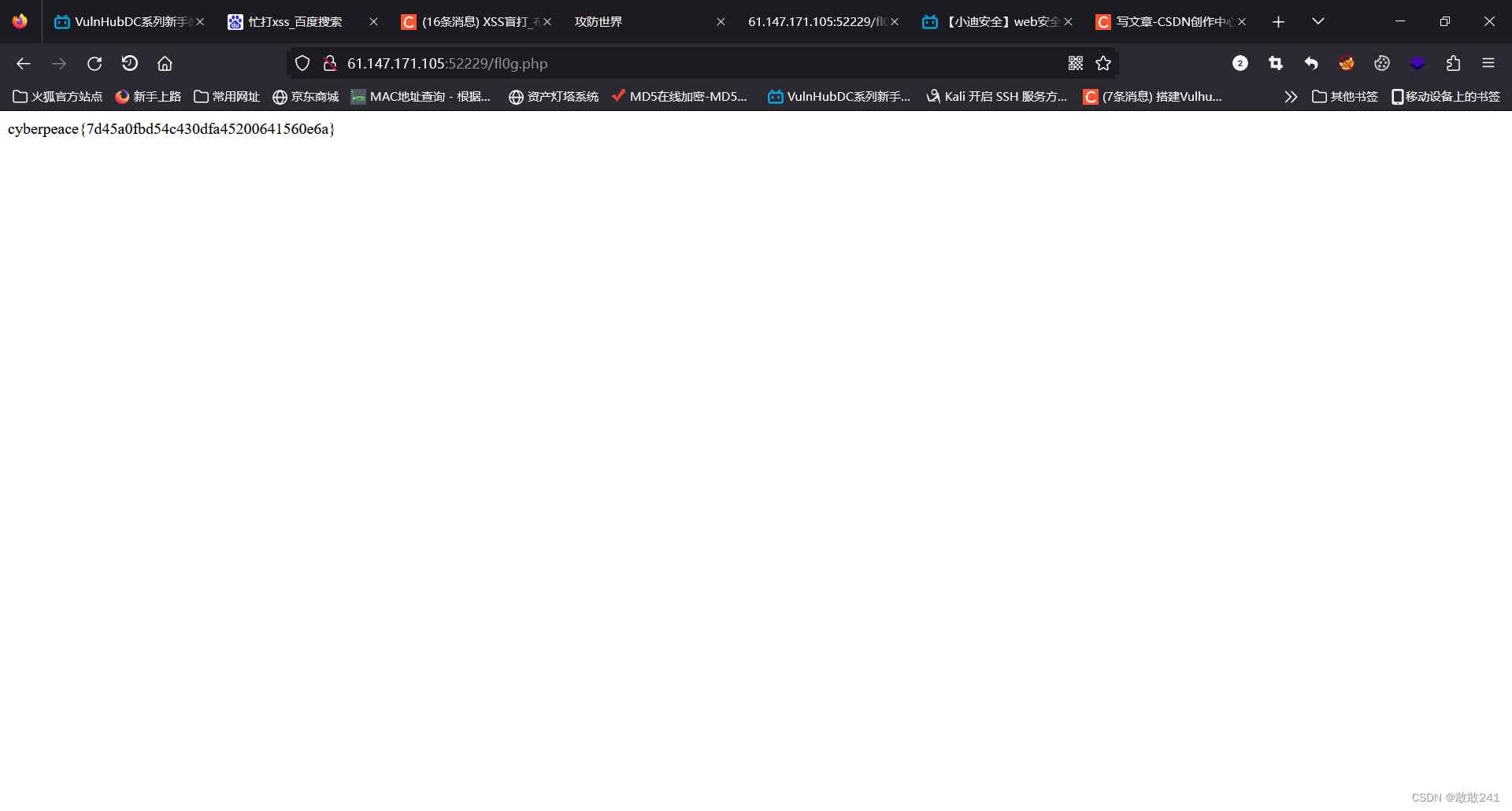 每天一道CTF（web方向）_ctf 快照-CSDN博客