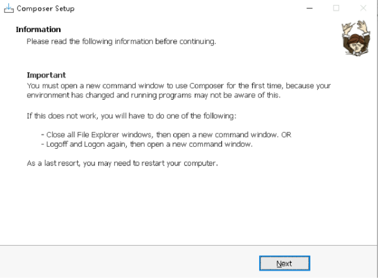 【PHP7.2+】win10安装laravel(完整版，包含运行)_win10 安装 laravel5.6-CSDN博客