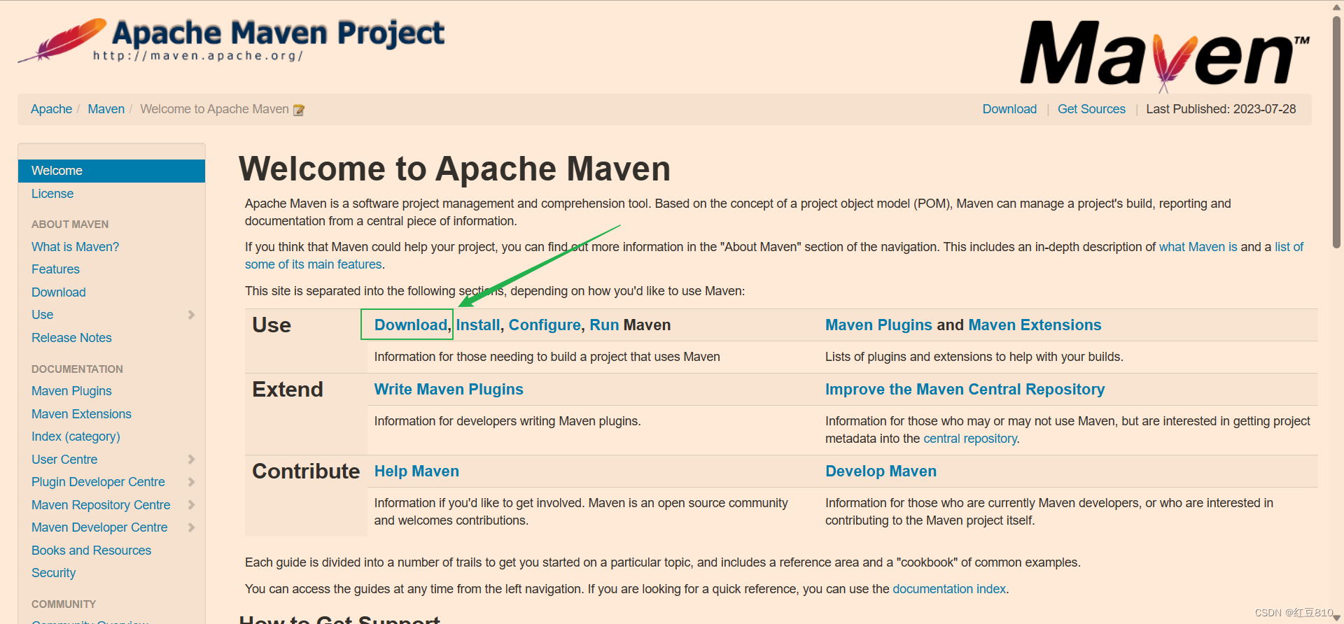 maven下载安装与配置使用_apche-maven下载-CSDN博客