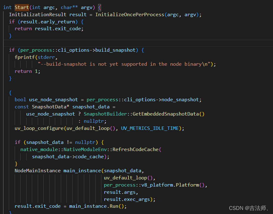 Nodejsjs源码解析 一：项目的入口点nodejs 程序入口 Csdn博客 