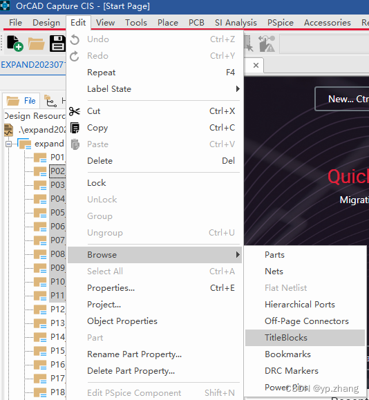 Cadence原理图设计时，快速修改标题栏中的信息_cadence原理图标题栏修改-CSDN博客