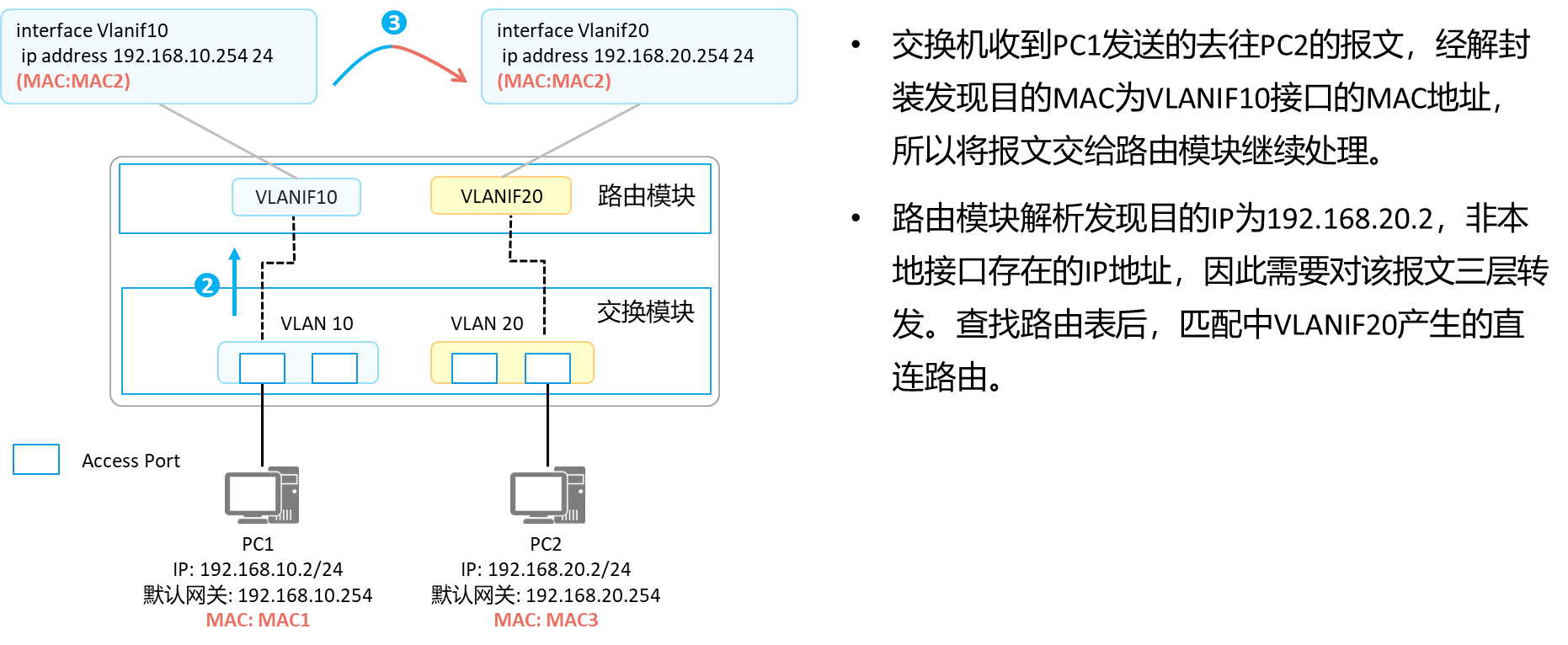 vlan基础以及vlan间通信_port trunk pvid vlan 10-CSDN博客