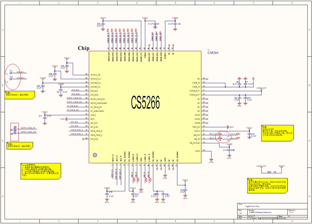 CS5266AN DEMO与AG9311MAQ DEMO PCB设计与参数对比|Typec转HDMI带PD+U3拓展坞方案_typec扩展坞芯片方案对比-CSDN博客