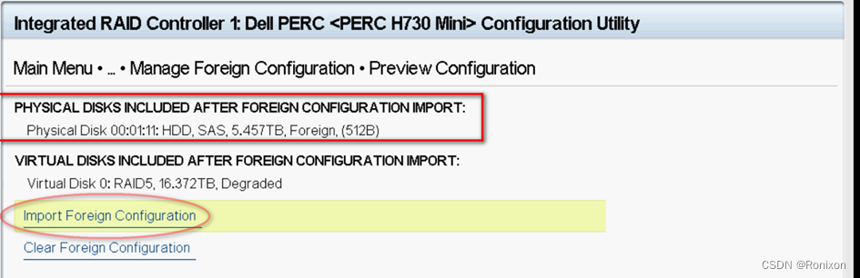 H730 重建RAID 5实践_raid5换硬盘后如何重建-CSDN博客