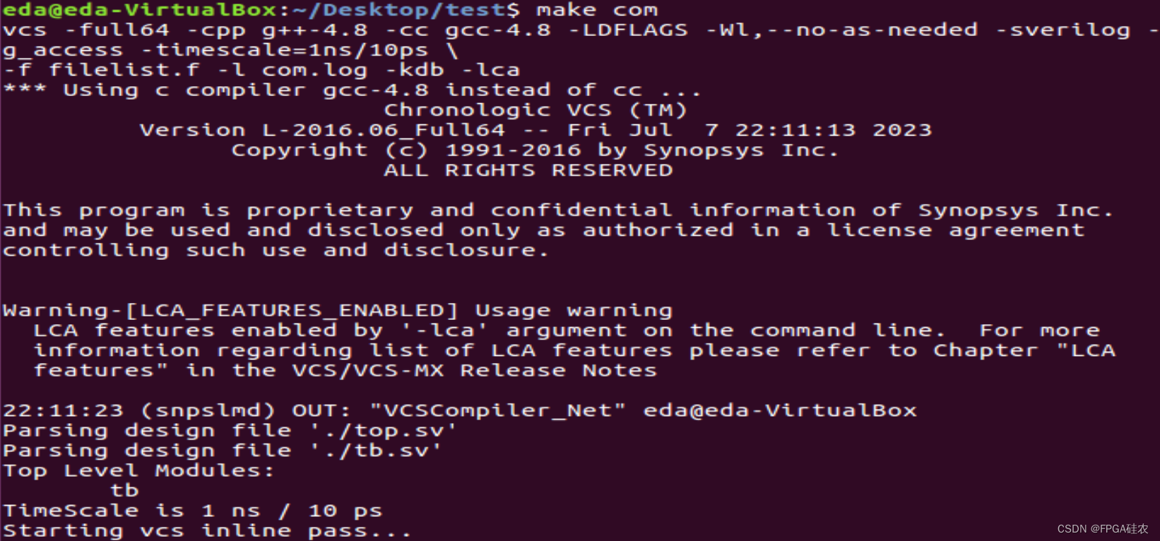 VCS和Verdi联合仿真的Makefile脚本编写_verdi脚本-CSDN博客