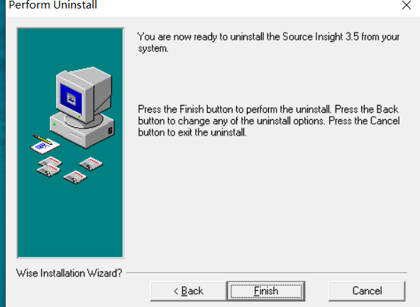 卸载Source Insight 3.5 提示could not open INSTALL.LOG（删除注册表，无法找到对应的选项时）_sourceinsight注册表删除-CSDN博客