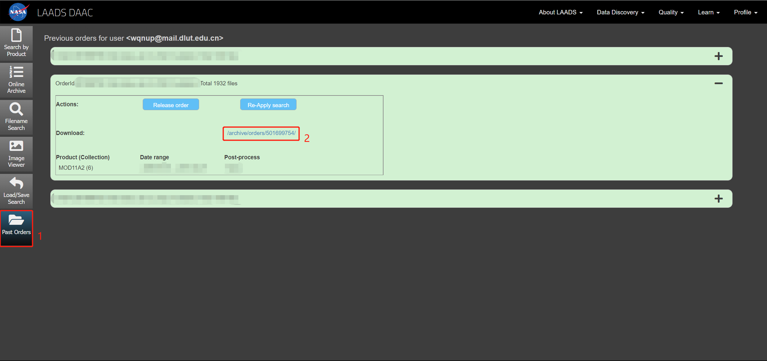 融雪径流（一）MODIS数据集下载（MOD10A2、MOD11A2）_融雪数据下载-CSDN博客