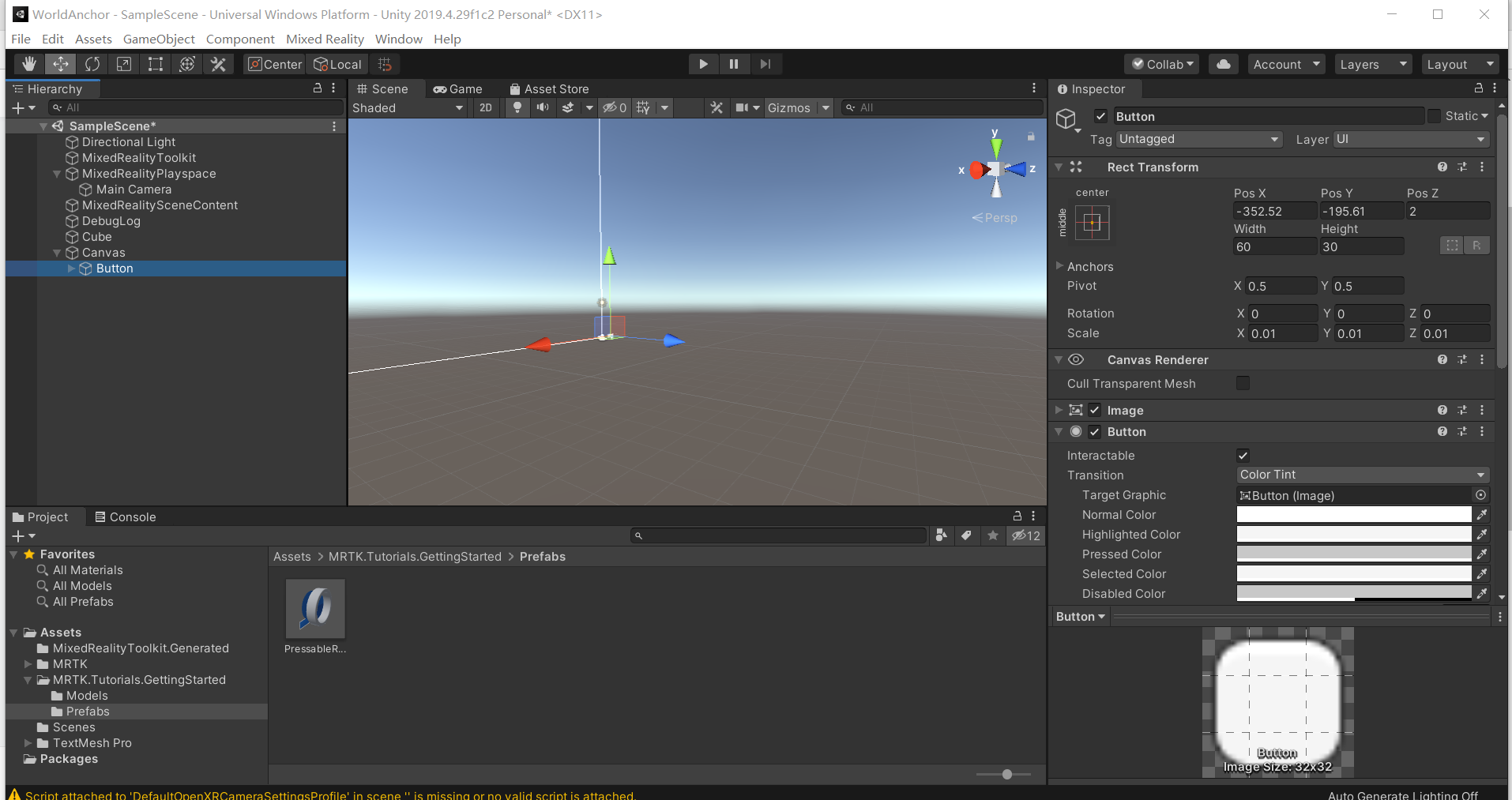 UI按钮的尺寸设置_unity 新建button 特别大-CSDN博客