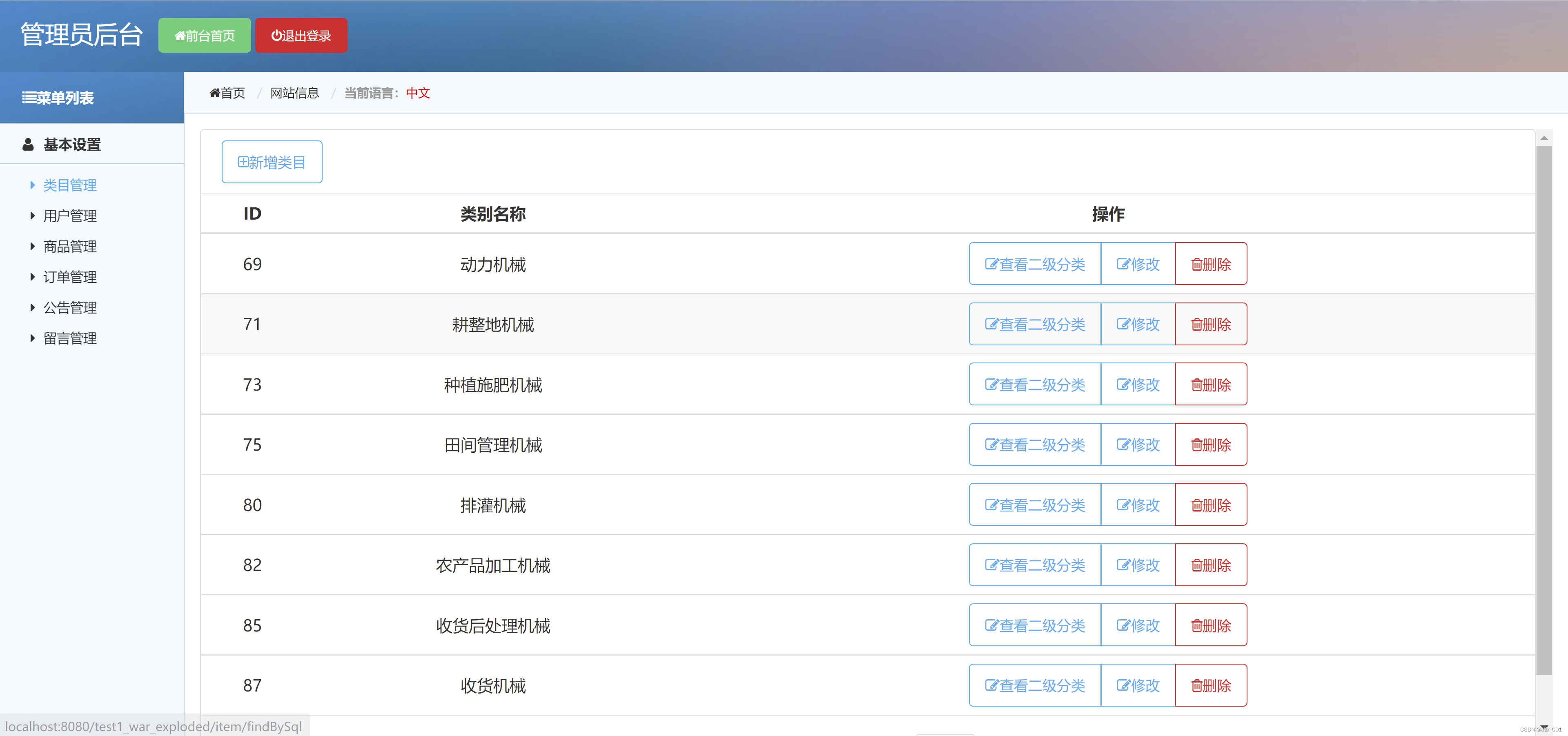 基于ssm的农机销售系统设计与实现 Csdn博客