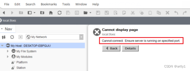 Niagara workbench：Cannot display page_navicat显示cannot display page-CSDN博客