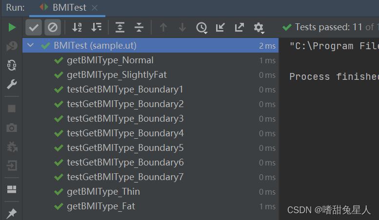 利用Junit对BMI指数进行单元测试_计算身体质量指数bmi类junit-CSDN博客