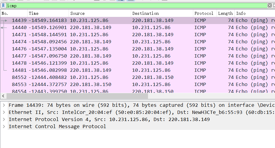 ping报文与ICMP报文头-CSDN博客