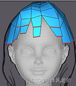 3DMAX游戏角色头发建模教程_max人物头发建模-CSDN博客