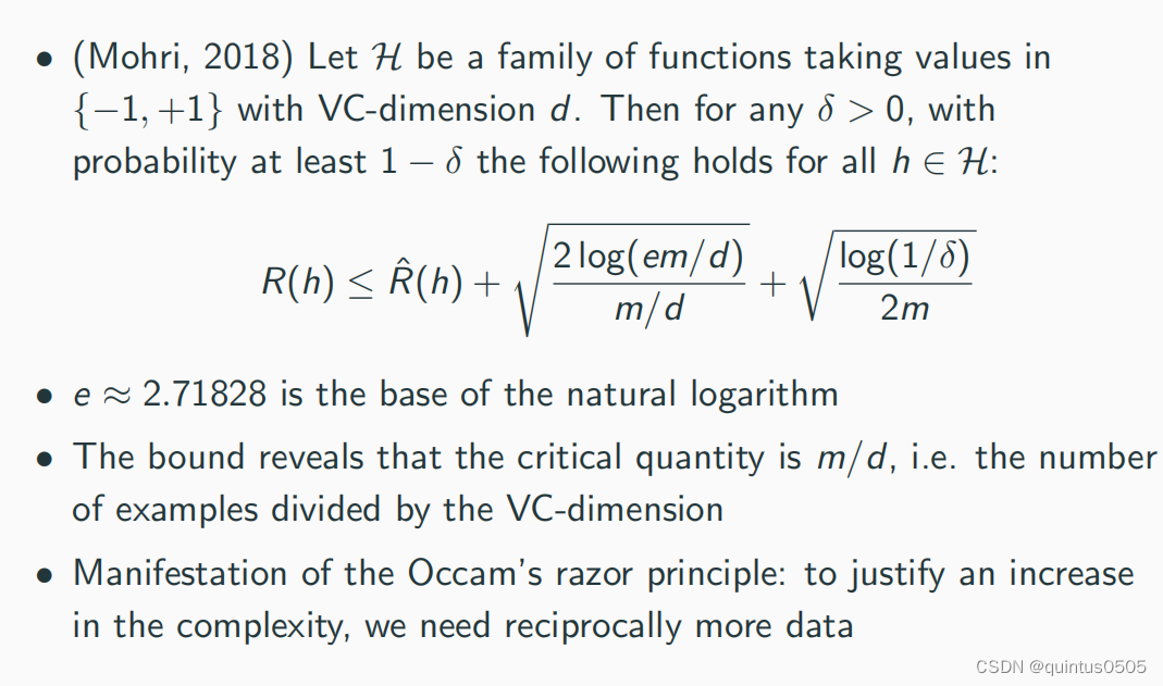 【Machine Learning 学习笔记】Rademacher complexity 和 VC dimension 代码实现_rademacher complexities-CSDN博客