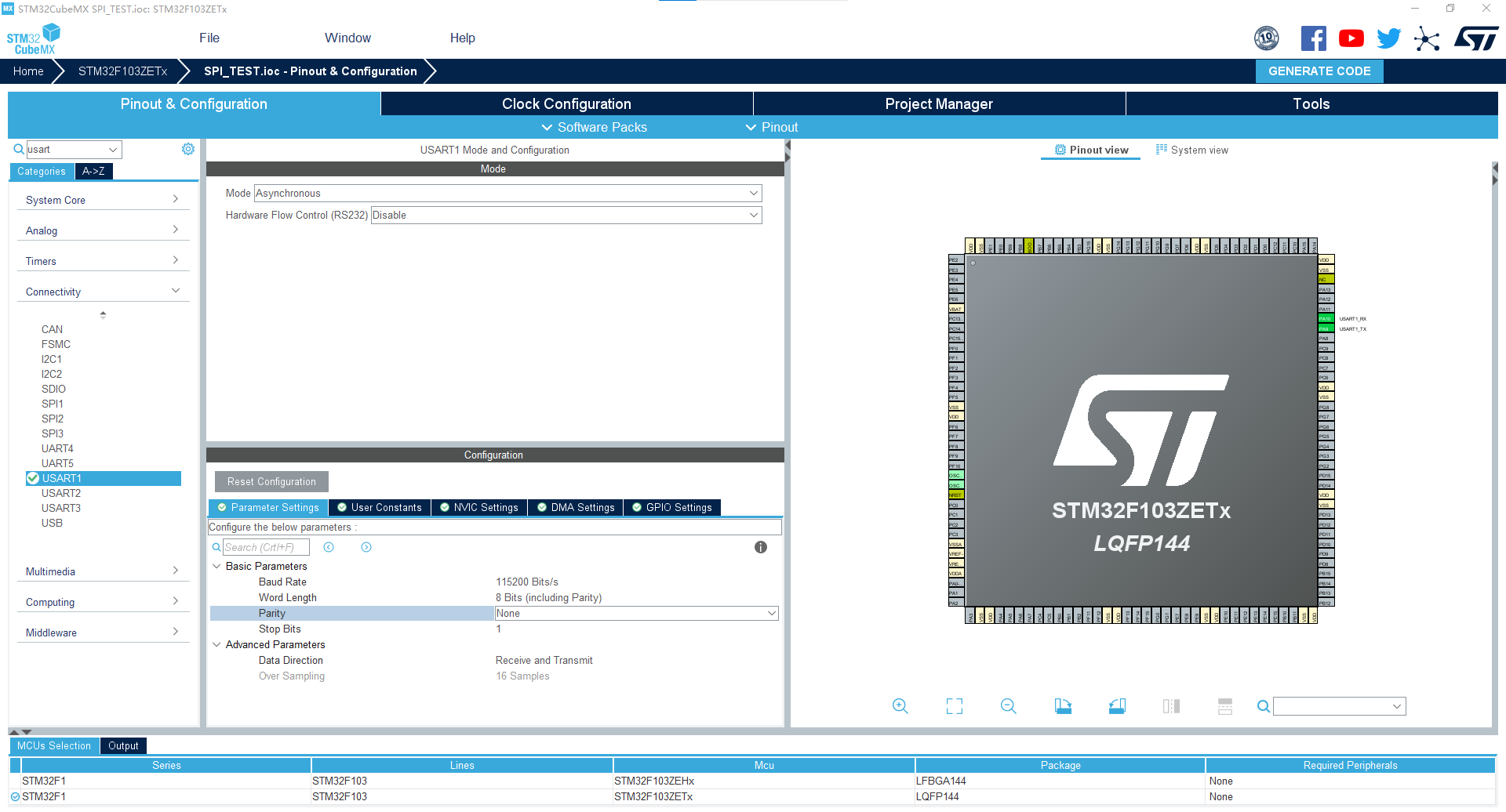 Stm32f103配合stm32cubemx实现spi读写flash Stm32f103 Cubemx Spi Csdn博客