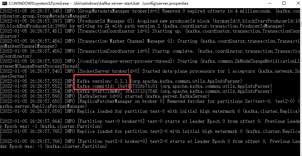 在Windows安装运行Kafka_usage: kafka-server-start.bat server.properties-CSDN博客