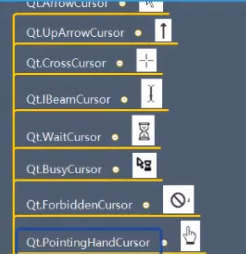 pyqt5-weidget-鼠标操作（鼠标形状、鼠标跟踪，QCursor）_pyqt5 qcursor-CSDN博客