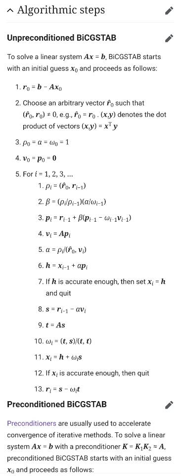 稳定的双共轭梯度法(BiCGSTAB)-CSDN博客