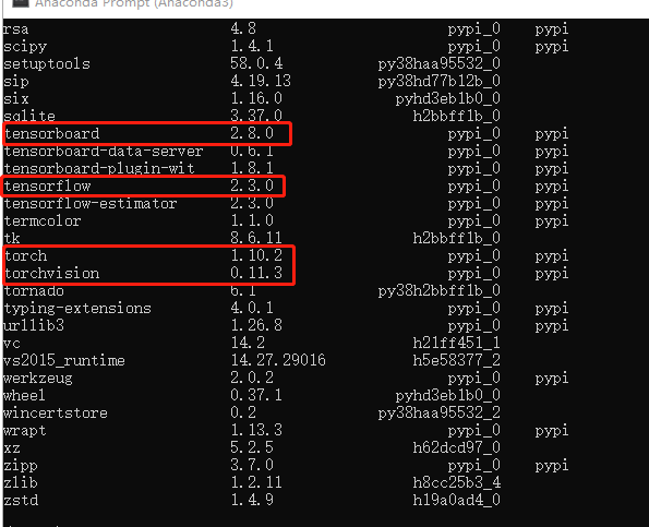 Anaconda同时安装Tensorflow和Pytorch（Windows系统）_pytorch和tensorflow可以装在一个环境中吗-CSDN博客